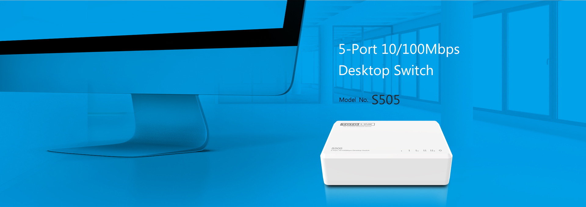 S505_v4 - Switch 5 cổng 10/100Mbps - TOTOLINK Việt Nam